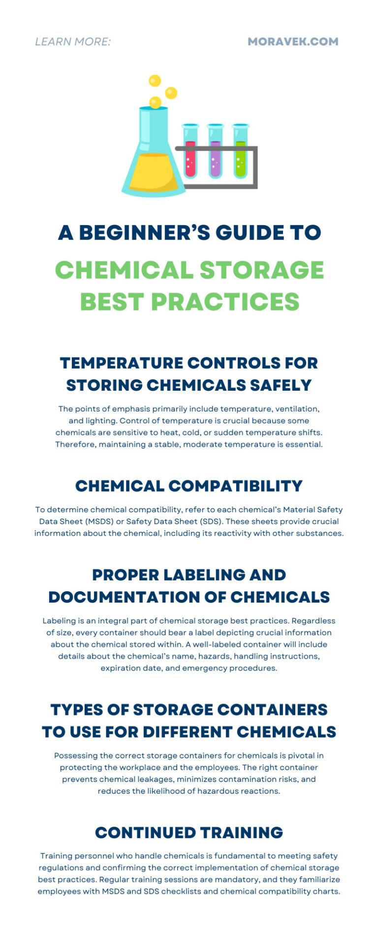 A Beginner’s Guide to Chemical Storage Best Practices
